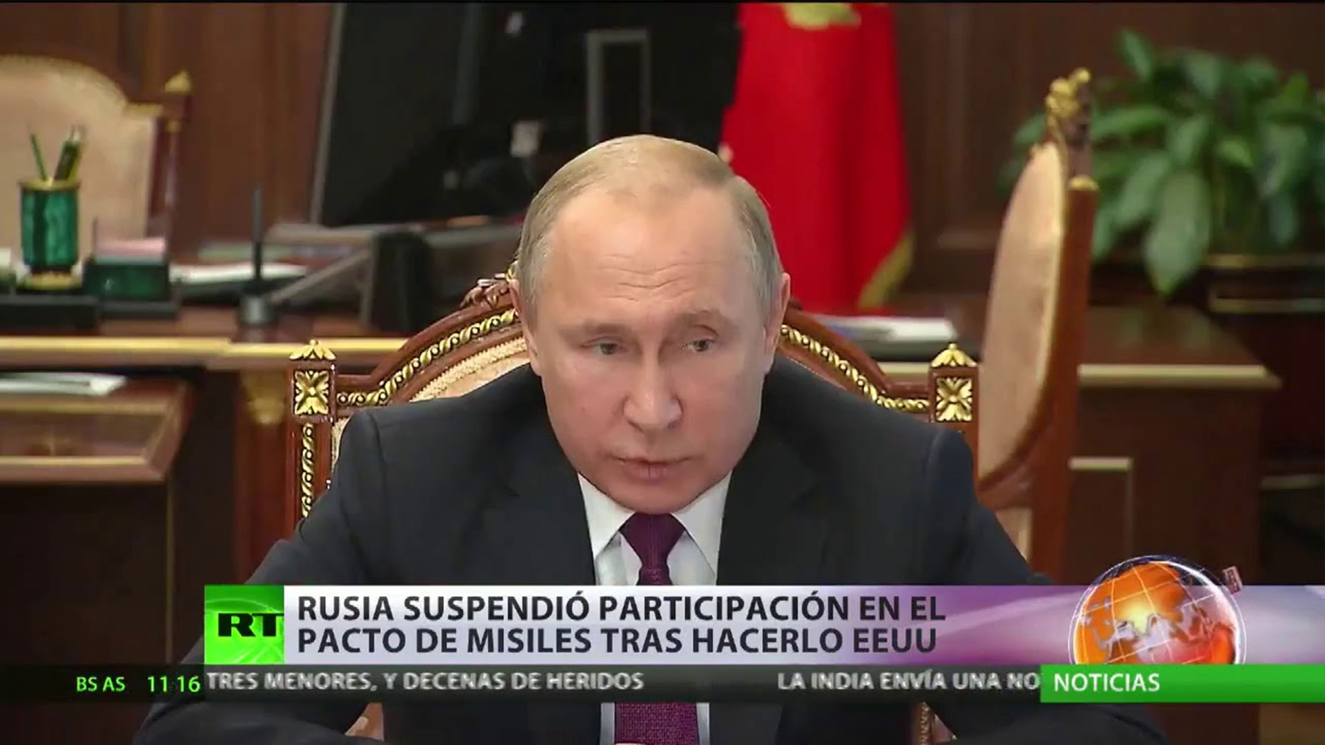 Rusia Suspende Su Participación En El Tratado Inf Como Respuesta A La